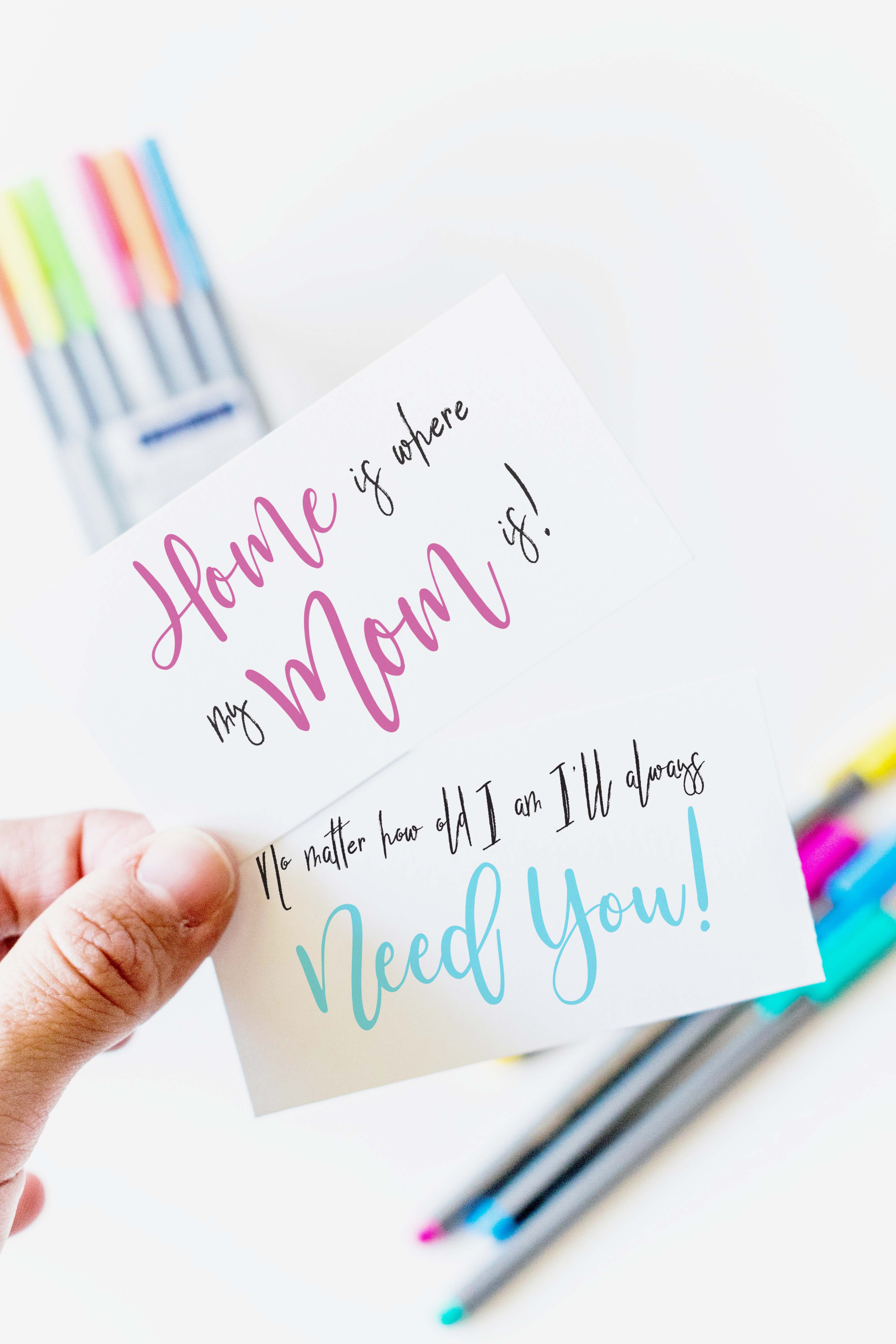 Mom Gift Tags & Mini Cards