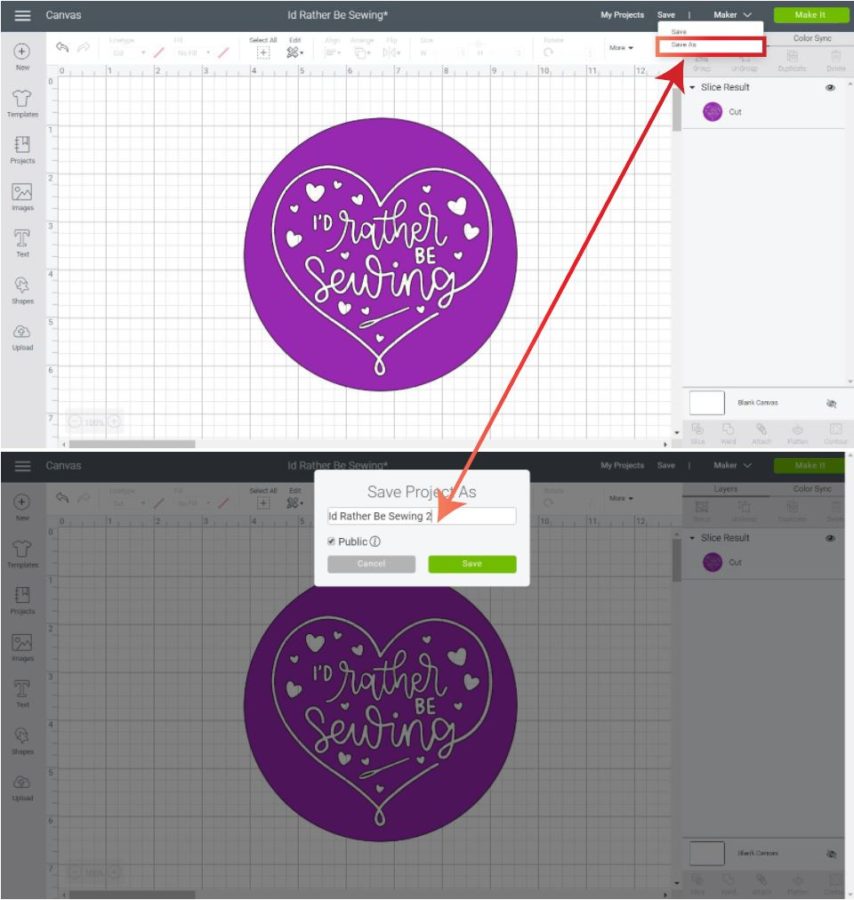 Save Open Edit Projects In Cricut Design Space Desktop And App
