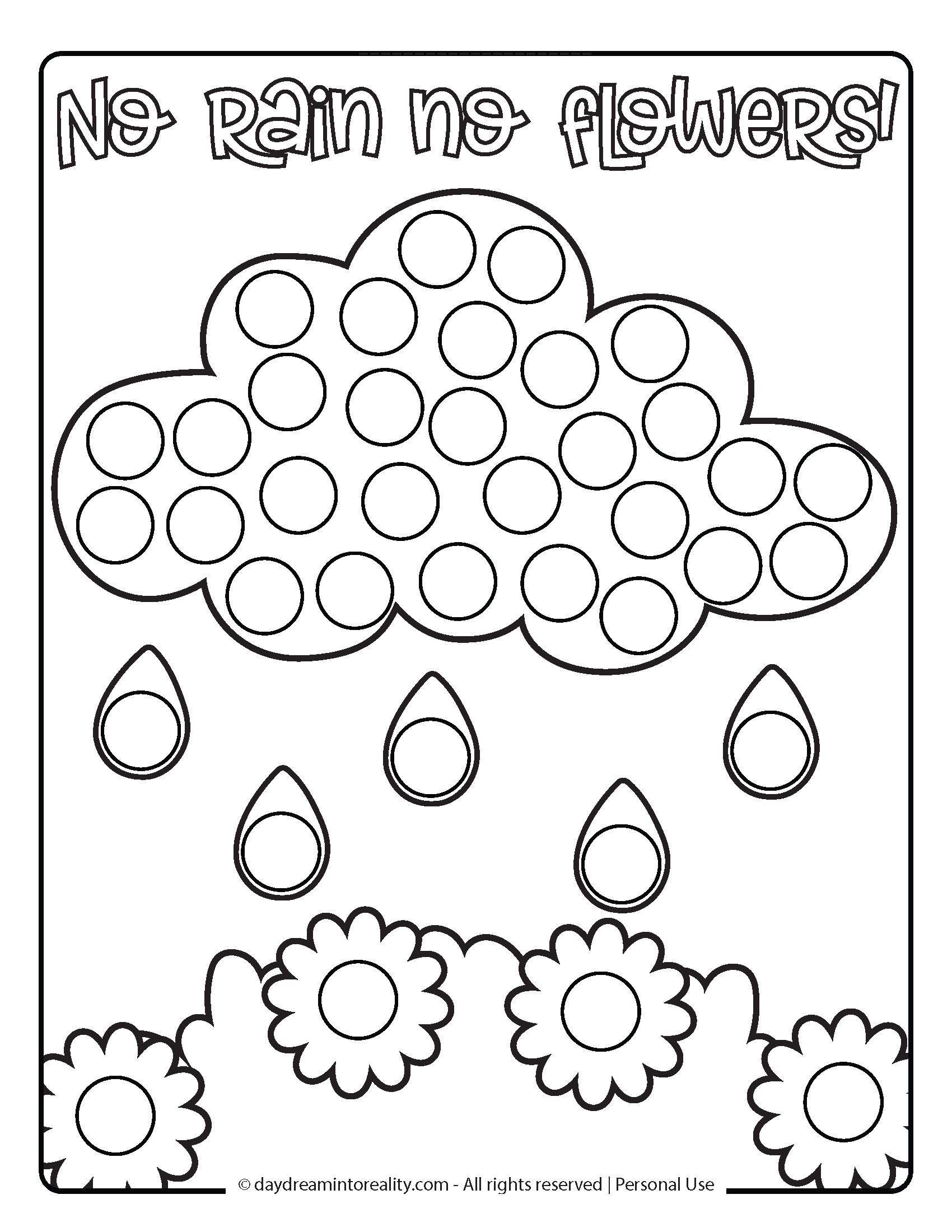 35+ Spring Dot Marker Pages | Free PDF Printables! – Daydream Into Reality