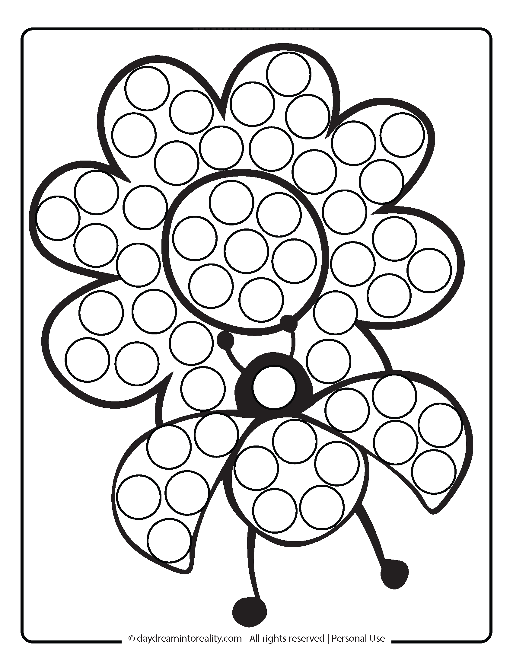 35+ Spring Dot Marker Pages | Free PDF Printables! – Daydream Into Reality